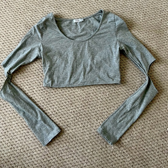 Tobi | Tops | Tobi Long Sleeve With Cut Outs | Poshmark